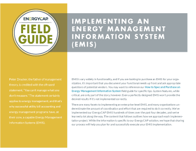 Utility & Energy Management Systems by EnergyCAP
