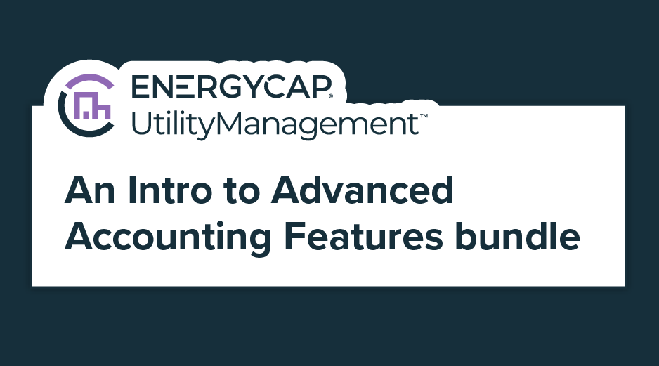 An Intro to Advanced Accounting Features bundle | EnergyCAP